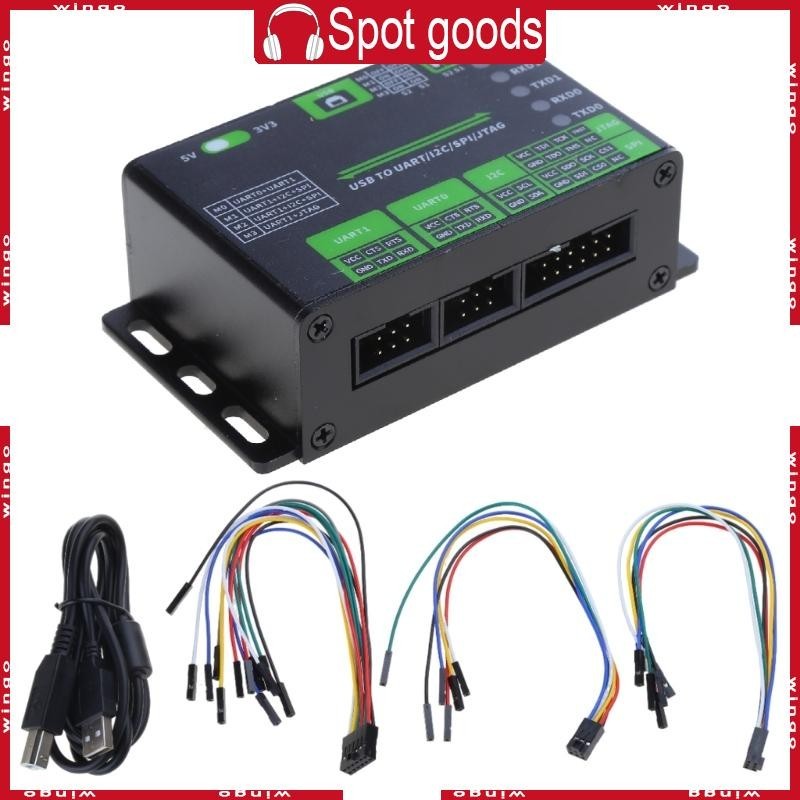 Win USB to UART I2C SPI JTAG Converter USB ถึง 2CH UART USB ถึง 1CH ...
