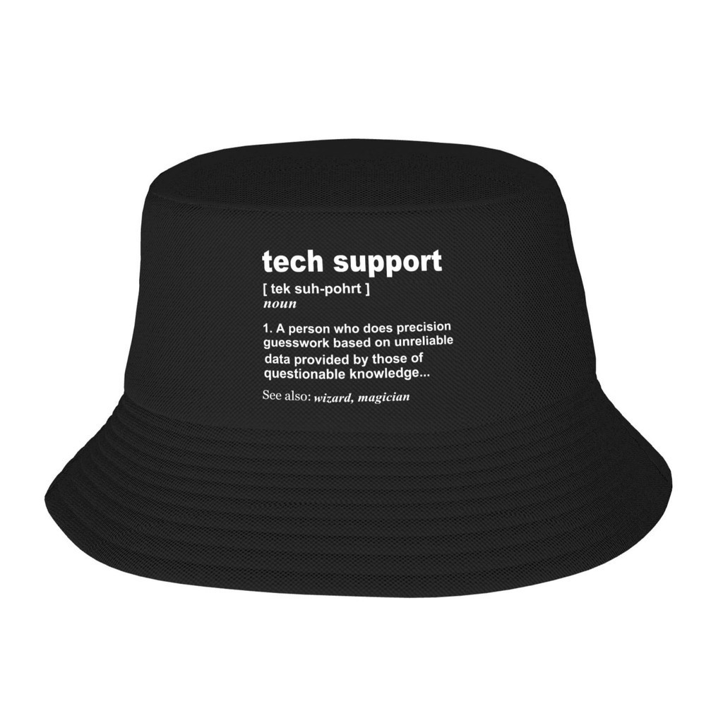 Tech Support Dictionary Definition IT Worker Staff ผู้ใหญ่หมวกชาวประมง ...