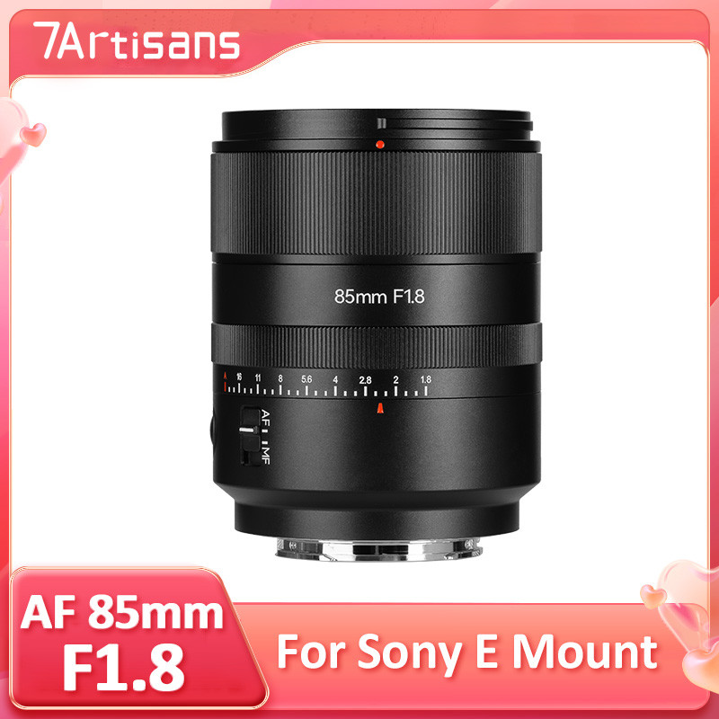 7artisans 85 มม.F1.8 Full Frame AF Auto Focus รูรับแสงขนาดใหญ่ STM Prime เลนส์สําหรับ Sony E ...