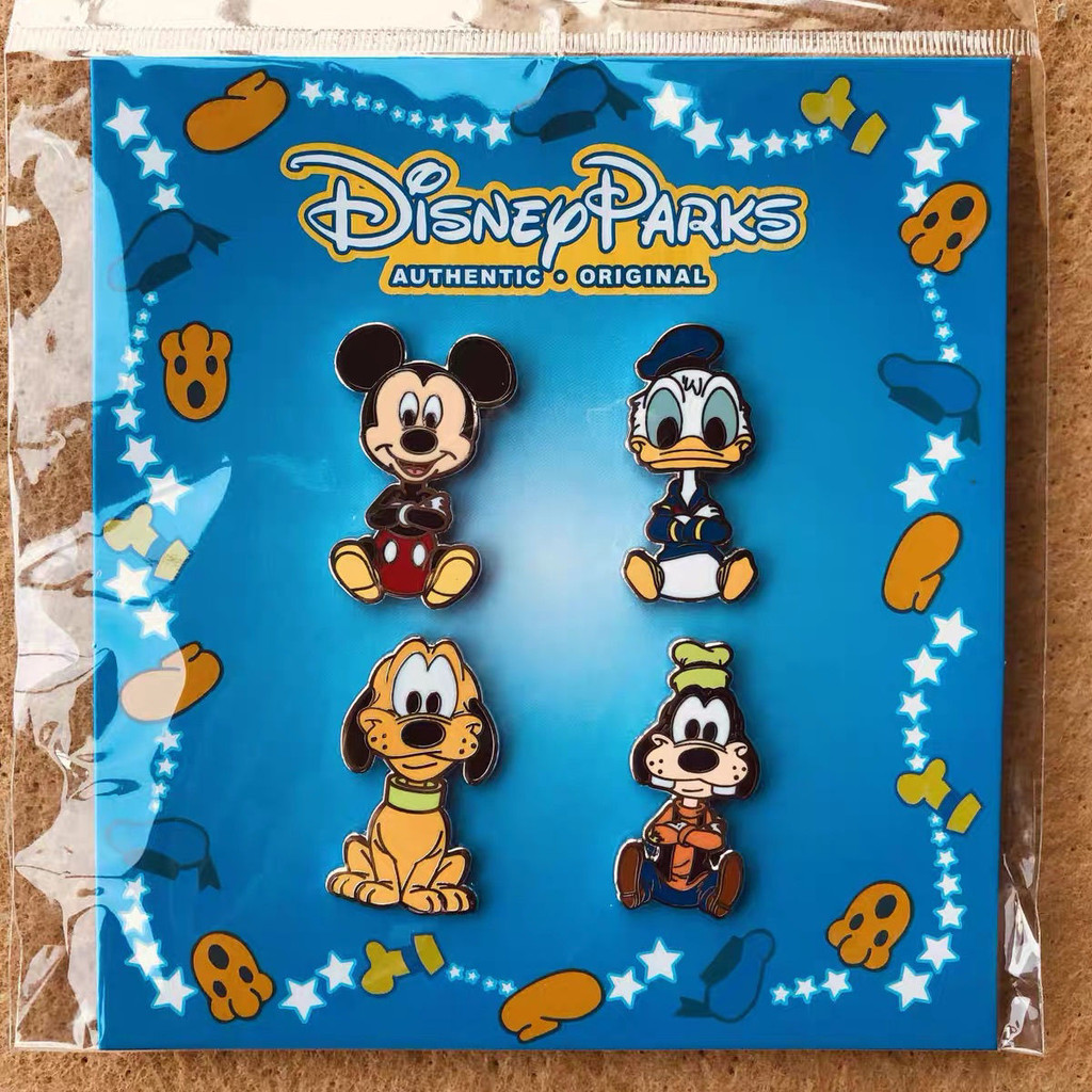 Disney Badge disney pin disney Mickey Donald Duck Goofy พลูโต Badge ...
