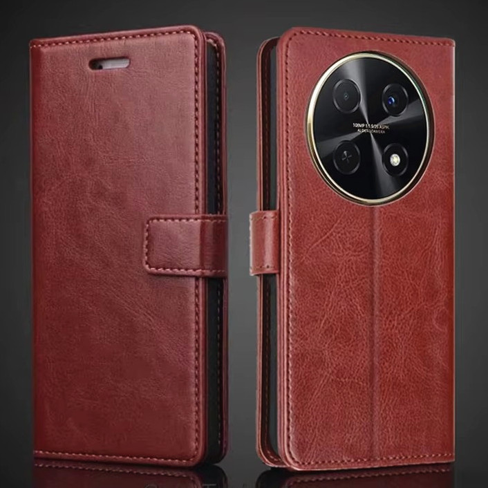 สําหรับ Huawei Nova 13i CTR-L91 พรีเมี่ยมหนัง Flip Folio กระเป๋าสตางค์ ...