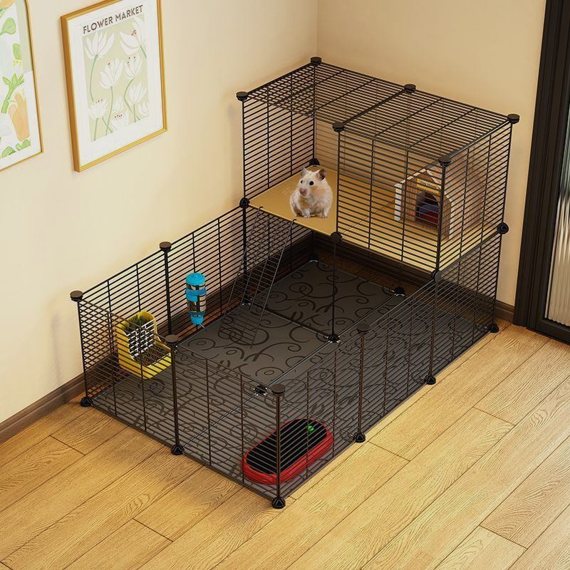 Squirrel Cage Chinchilla Cage Home Splicing Encrypted Small Pet Cage ...