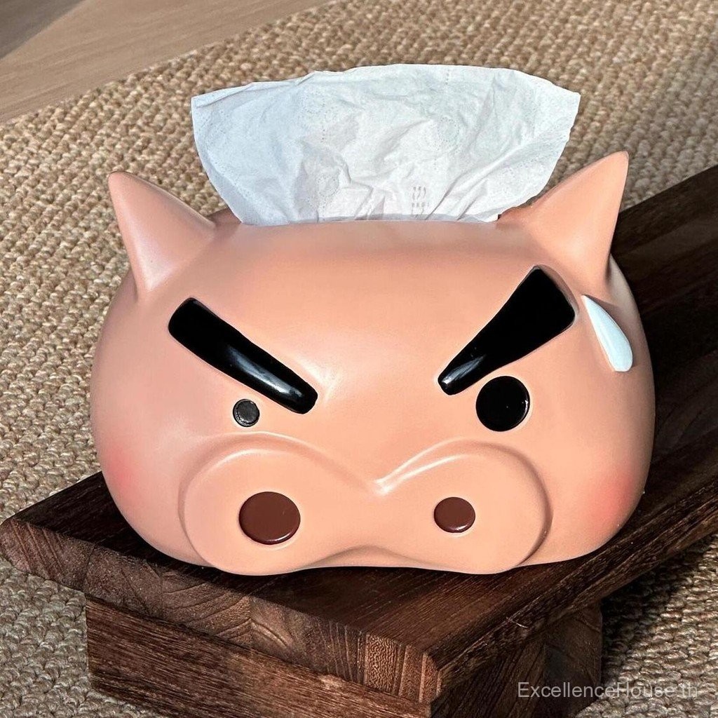 กล่องทิชชู่หมูอ้วน Crayon Shin-chan Zuo Weimen สำหรับตกแต่งบ้านและ ...