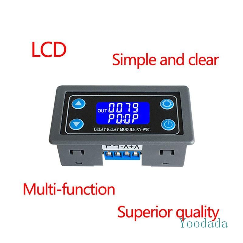 Yoo XY-WJ01 โมดูลรีเลย์หน่วงเวลาพร้อม LED ดิจิตอล Dual Display Cycle Timing Circuit Sw | Shopee ...