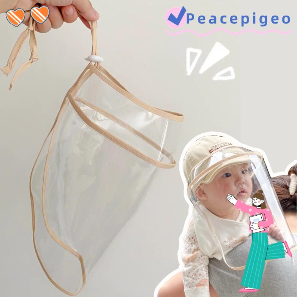 หมวกป้องกันเด็ก PEACEPIGEO, หน้าป้องกันการคายระบายอากาศ, หมวกโฟมกันลมแบบใสแบบปรับได้ | Shopee ...