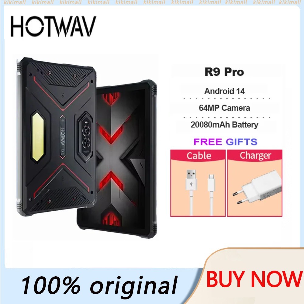 HOTWAV R9 Pro แท็บเล็ตที่ทนทาน 20080mAh แบตเตอรี่มวลชน 11 FHD + 2K Pad ...
