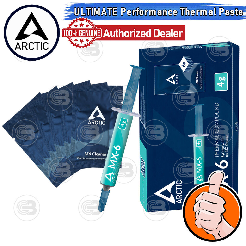 [CoolBlasterThai] Arctic Bundle Set MX-6 4g. Thermal compound with 6x ...
