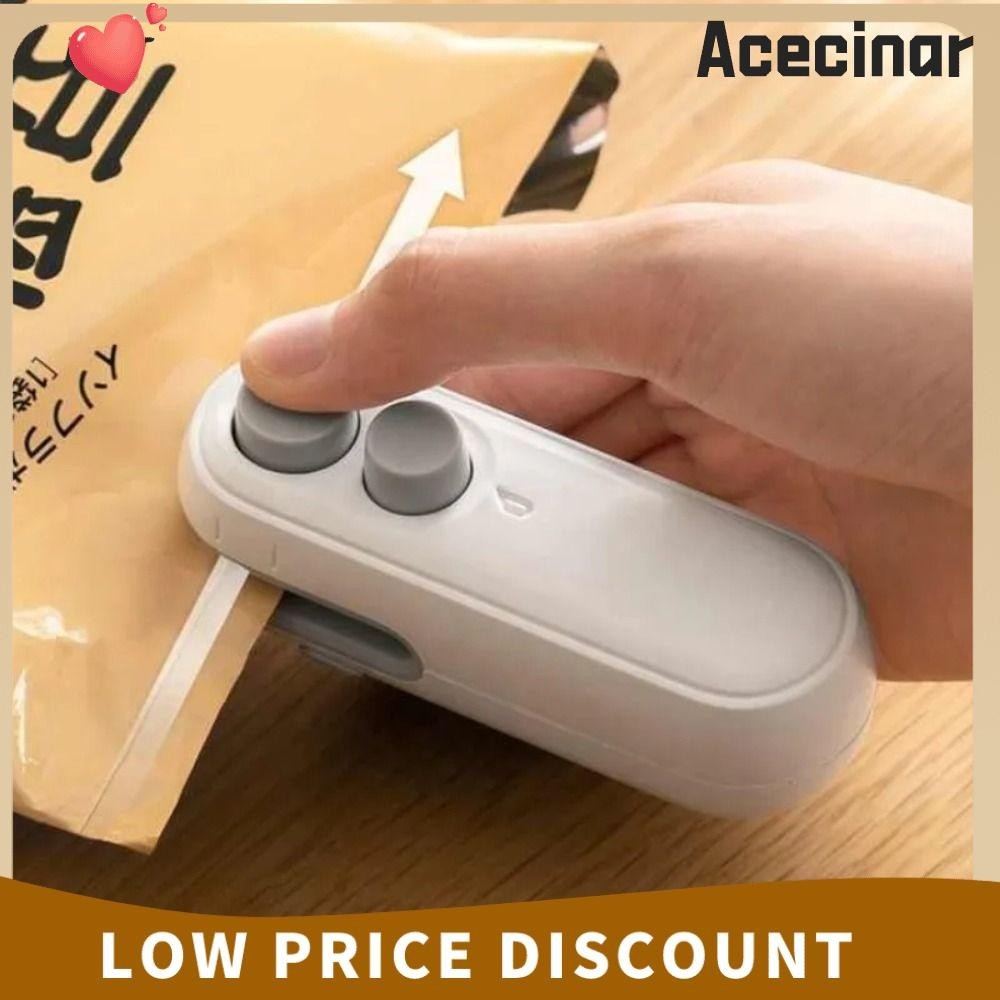 Acecinar เครื่องซีลสูญญากาศ พลาสติก ขนาดเล็ก แบบพกพา ชาร์จไฟได้ 2 in 1 ...