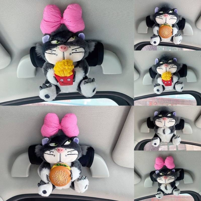 Cartoon Cute Lucifer Vehicle Handle Protective Cover Universal Girl Car ...