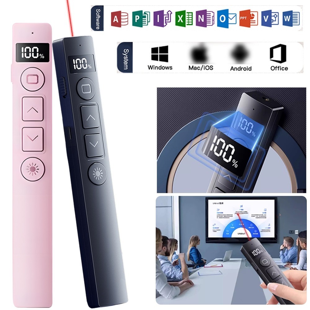 Rechargeable PowerPoint Presentation Laser Pointer for Laptop PPT ...