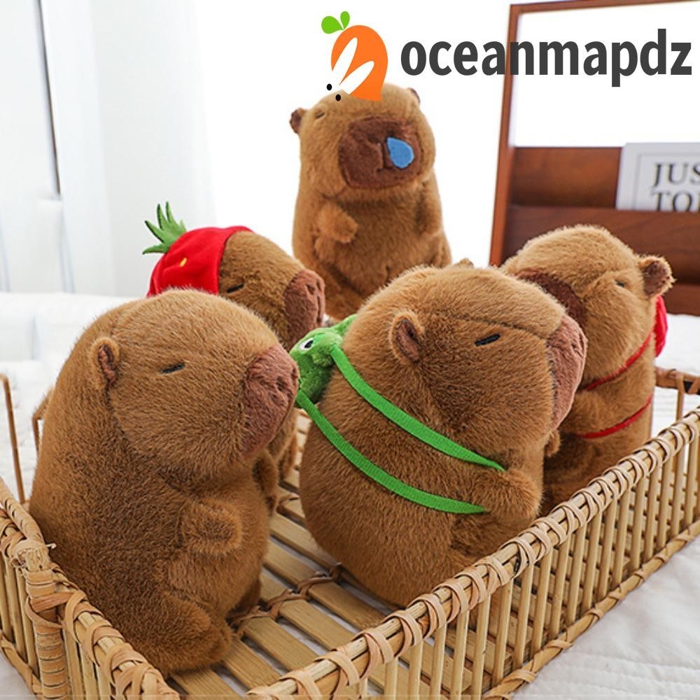 Oceanmapdz ตุ๊กตา Capybara ของเล่นตุ๊กตา, นุ่มปุยการ์ตูน Capybara ตุ๊กตาตุ๊กตา, ตลกน่ารักสี ...