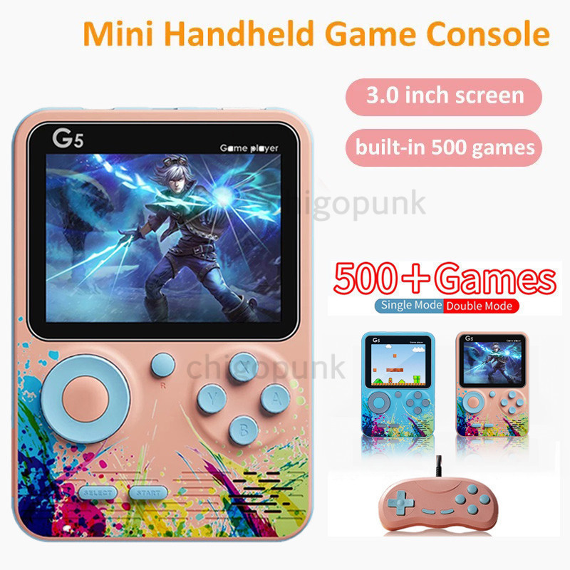 G5 Mini เกมมือถือคอนโซล Arcade สําหรับเด ็ กคลาสสิกสองผู ้ เล ่ นเกม G5 ...