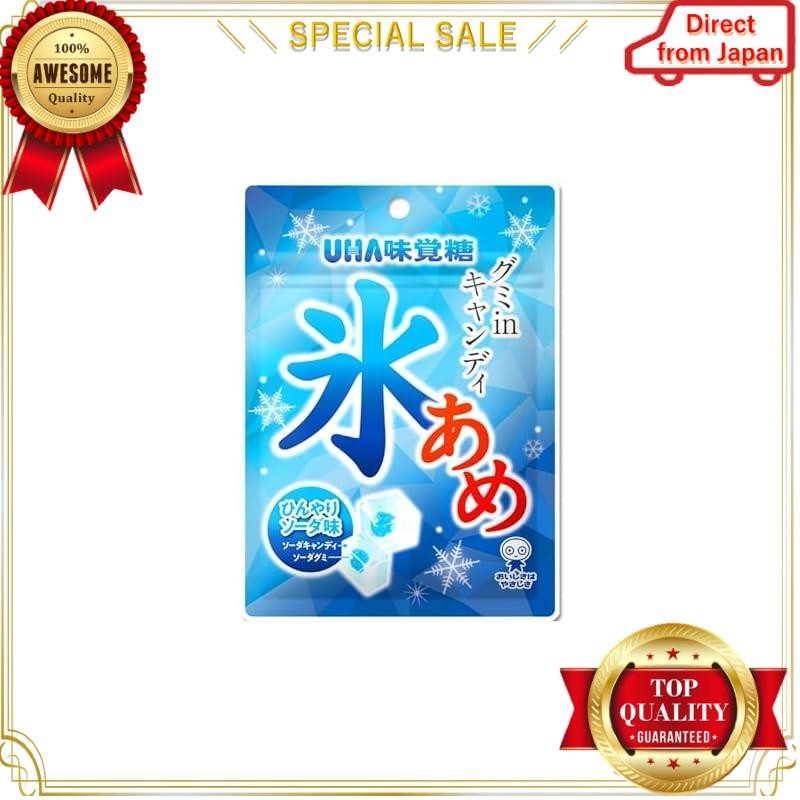 【Direct from JAPAN】UHA Meigatou, Ice Candy, Soda Flavor, 63g x 6 Bags | Shopee Thailand