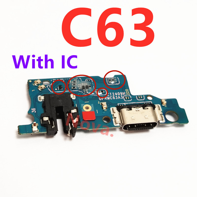 Fast Charging Board สําหรับ Realme C63 USB Charger พร้อม IC พอร์ต Dock ...