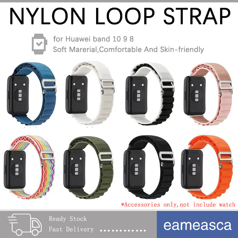 สายไนลอนกีฬา Alpine Loop for Huawei Band 10 9 8 สมาร์ทนาฬิกาเปลี่ยนสาย ...