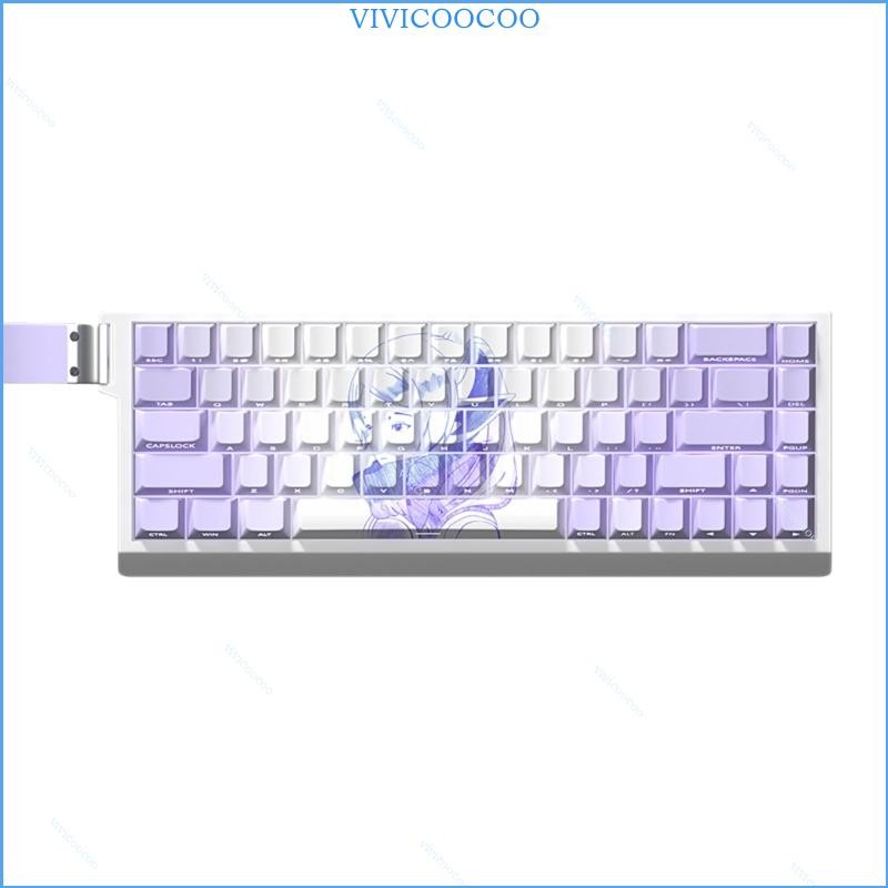 Vivi 74 Key Original ความสูง Keycaps หัตถกรรมจาก PBT พิมพ์ด้านข้าง ...