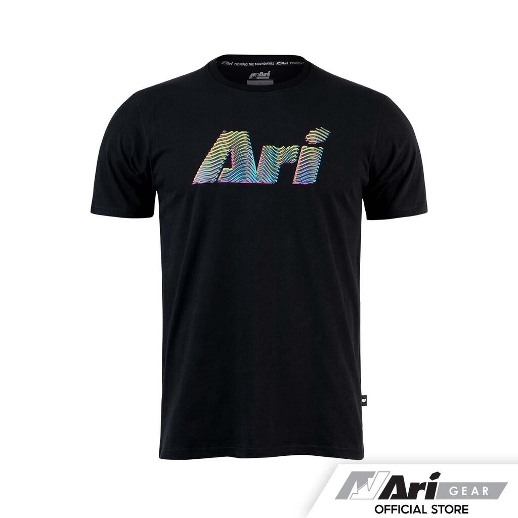 2024 ARI ILLUSION TEE - BLACK/MULTICOLOR เสื้อยืด อาริ อิลลูชั่น สีดำ ...