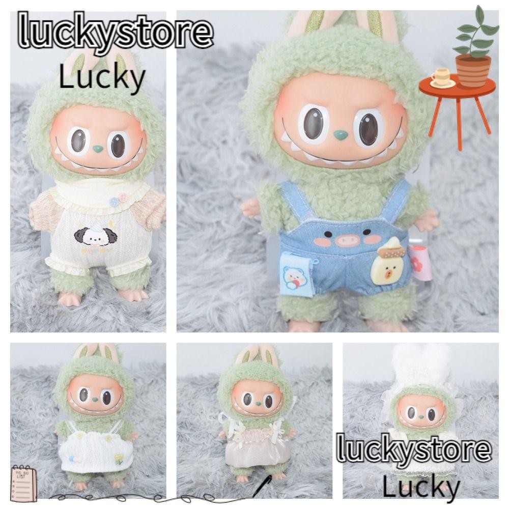 ชุดนอน LUCKY Labubu, เปลี่ยน DIY Labubu สวม, ลําลองทํามือหลายสไตล์เสื้อ ...