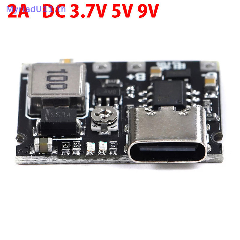 Myriadu Type-C USB 3.7V 4.2V 1A 5W ลิเธียม Li-ion 18650 Charger Board ...