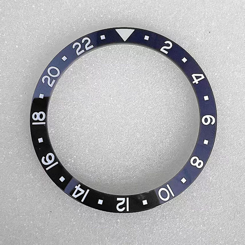 38 มม.นาฬิกาเซรามิค Bezel Beveled Bezel SUB แหวนปากซีเมนต ์ สีเทาแหวน ...