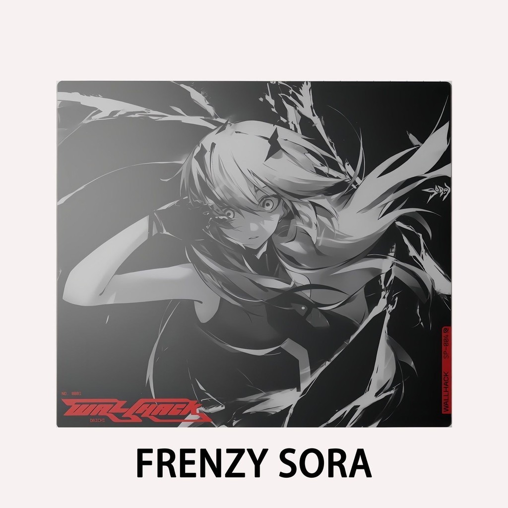 Wallhacs SP004-Frenzy SORA Gaming แผ ่ นรองเมาส ์ กระจกนิรภัยสไตล ์ ...