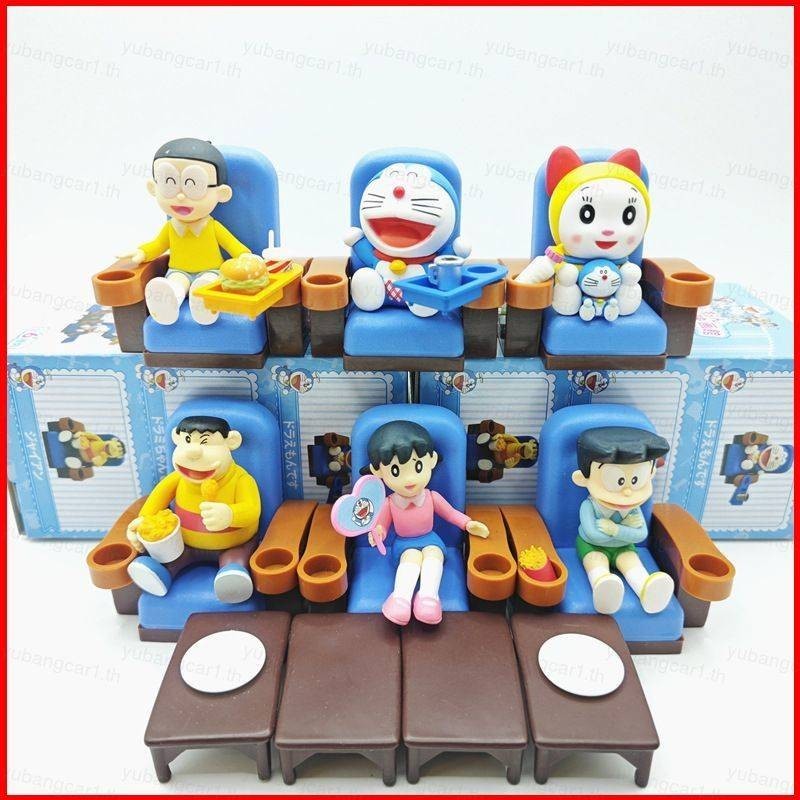 Yb1 6 ชิ้น Doraemon Action Figure Nobita Nobi Shizuka Minamoto Big G ...