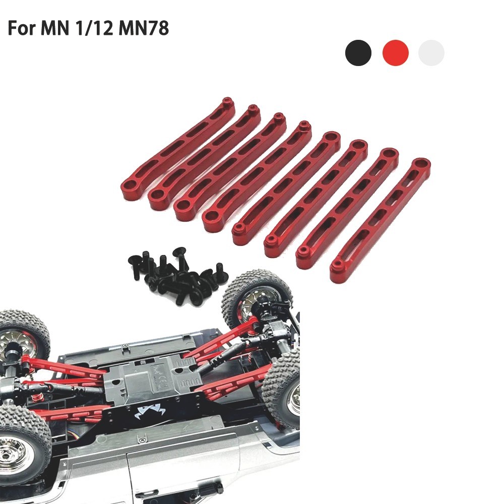แชสซีคงที่คันโยกสําหรับ MN 1/12 MN78 MN168 รีโมทคอนโทรลรถอะไหล่โลหะ ...