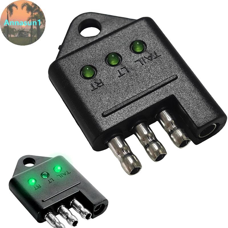Annasun 1PC รถอุปกรณ์เสริม 4 Pin Trailer Light Wire Circuit Tester 4 ...