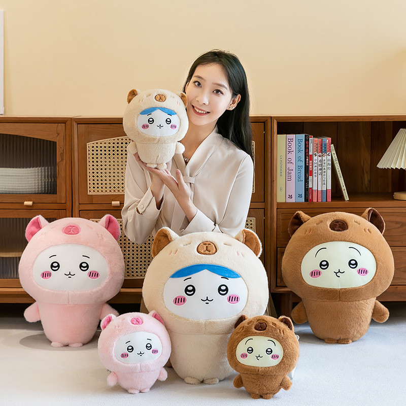 Kawaii Chikawas Hachiware Usagi Cross-Dressing Capybara ตุ๊กตาตุ๊กตา ...