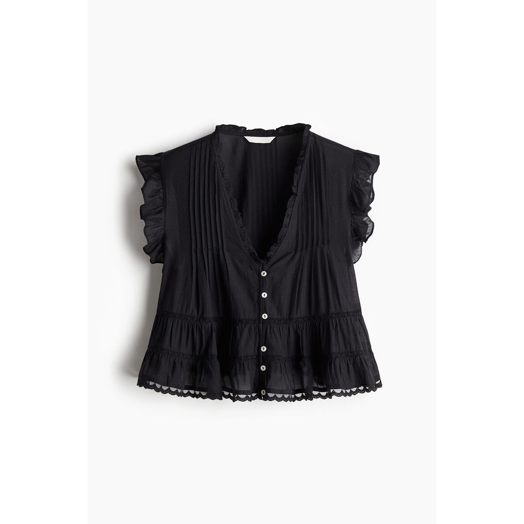 H&M(เอชแอนด์เอ็ม) Pintucked blouse Women Pintucked blouse 1282025_2 ...