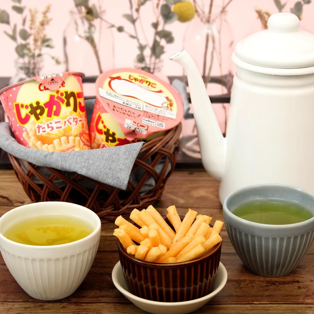 (ส่งตรงจากญี่ปุ่น) Jagariko Calbee รสไข่ปลาเมนไทโกะเนย 52g x 1 ชิ้น ...