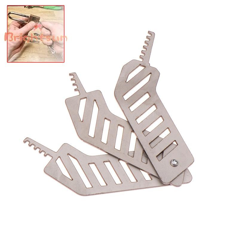 Brightsun ล็อคเริ่มต้นเลือกชุดล็อค Picks Multifunctional Compact Lockหยิบสําหรับการซ่อมแซม ...