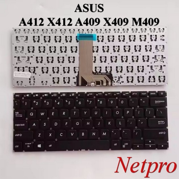 Asus VivoBook 14 A412 A412U A412UA X412 X412UA X412U คีย์บอร์ด -NP ...