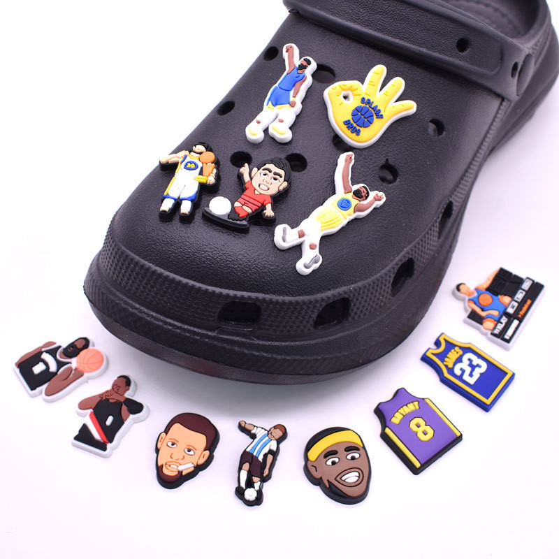 อุปกรณ์เสริม จี้การ์ตูน NBA Jibbitz สําหรับรองเท้า Crocs Basketball ...