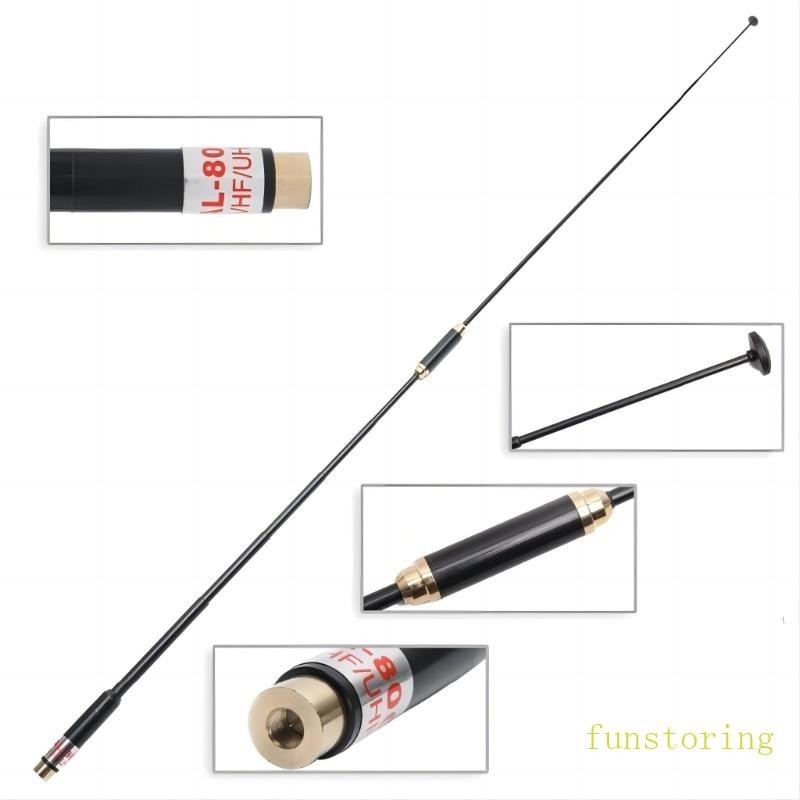 Fun เสาอากาศวิทยุสื่อสาร แบบสองทาง พับได้ SMA VHF UHF 144 430MHz ...