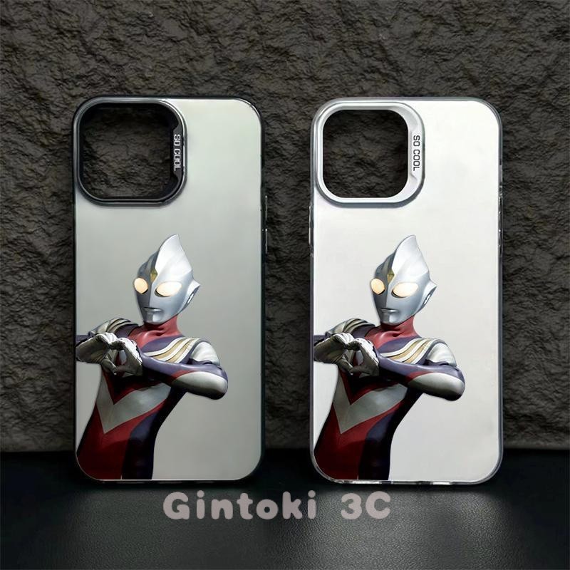 Huawei Mate 60 Pro 50 40 30 Pro P30 P40 P50 P60 กรณีอะคริลิค Hard ปลอกโลหะเหมือนน่ารัก Ultraman ...