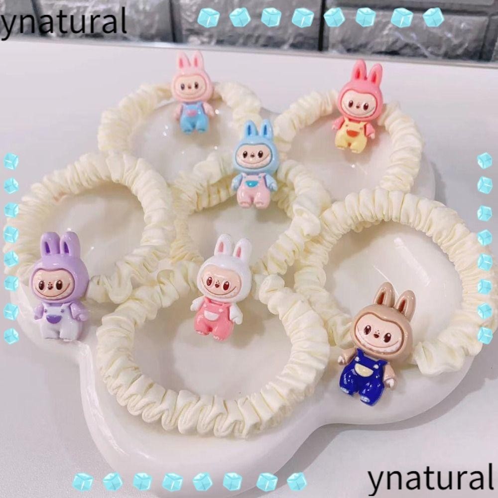 Ynatural Labubu Hair Ties, การ ์ ตูน Headwear ผม Rope, หวานยืดหยุ ่ น ...