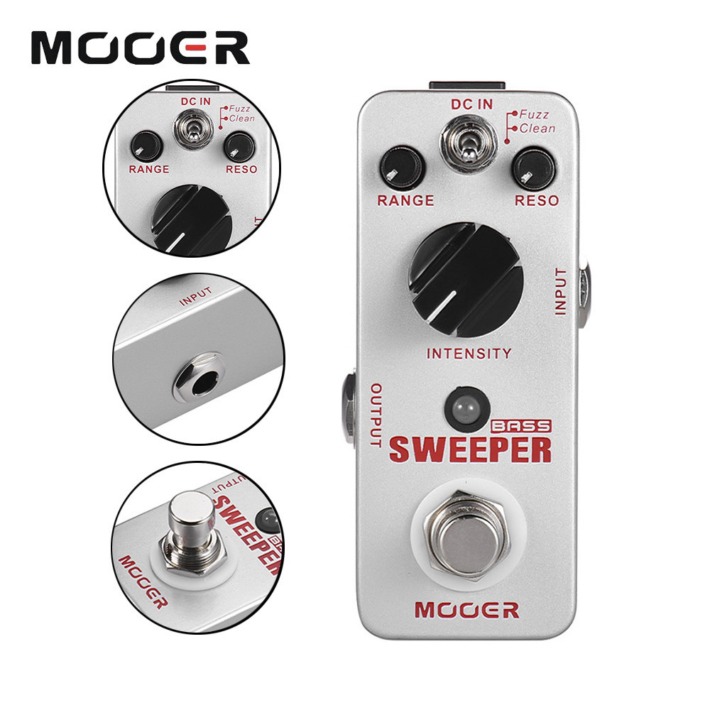 Mooer MFT1 Sweeper Guitar Pedal Overdrive Bass Dynamic Envelope Filter ...