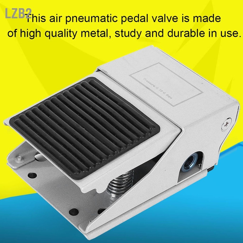 LZB2 3 วิธี 2 ตำแหน่งเท้ากดควบคุม G1/4 เกลียว Air PNEUMATIC เหยียบวาล์วสวิทช์ | Shopee Thailand