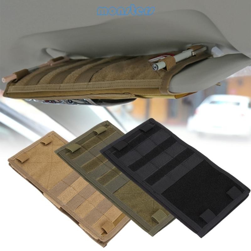 Mon Visors แผง Organizer กระเป ๋ ารถ Sun Visors ฝาครอบ Braiding Storage ...