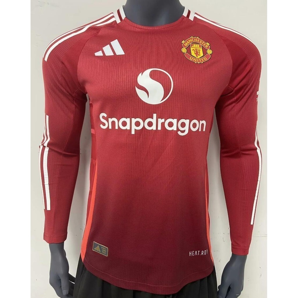 ผู้เล่นรุ่น Mu 2024/2025 Man Utd Home Jersey เสื้อฟุตบอลคุณภาพสูงเสื้อ ...