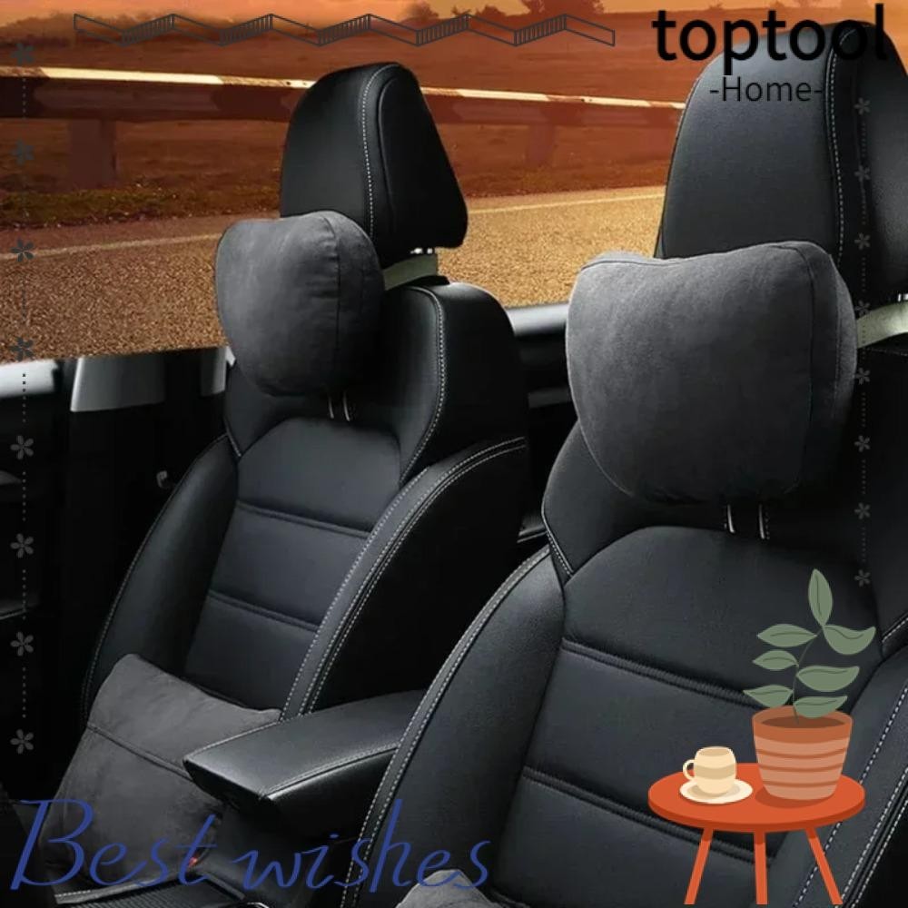 Toptool หมอนรองคอที่นั่ง,Plush Soft Car Headrest,อุปกรณ์เสริมปรับคอเบาะสําหรับ Maybach class S ...