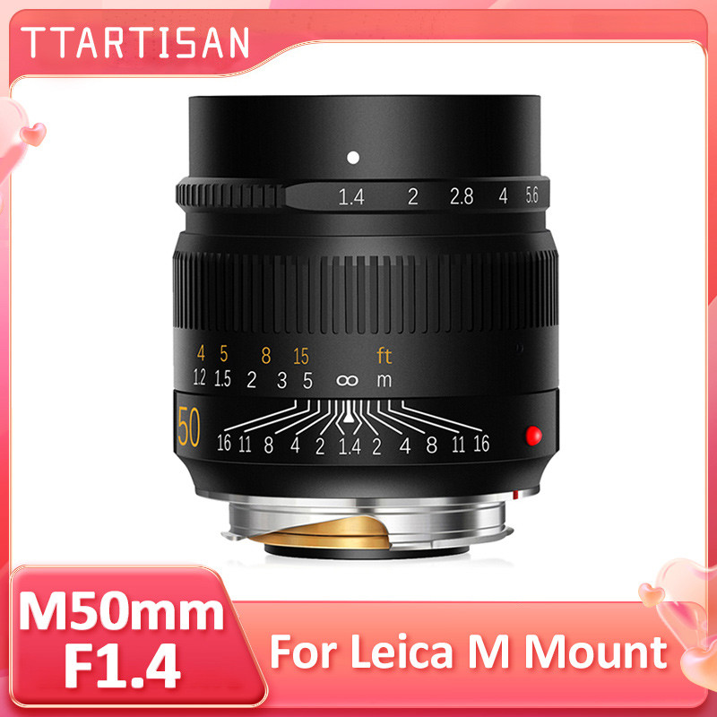 Ttartisan 50 มม.F1.4 ASPH Full Fame เลนส์สําหรับ Leica M-Mount กล้อง ...