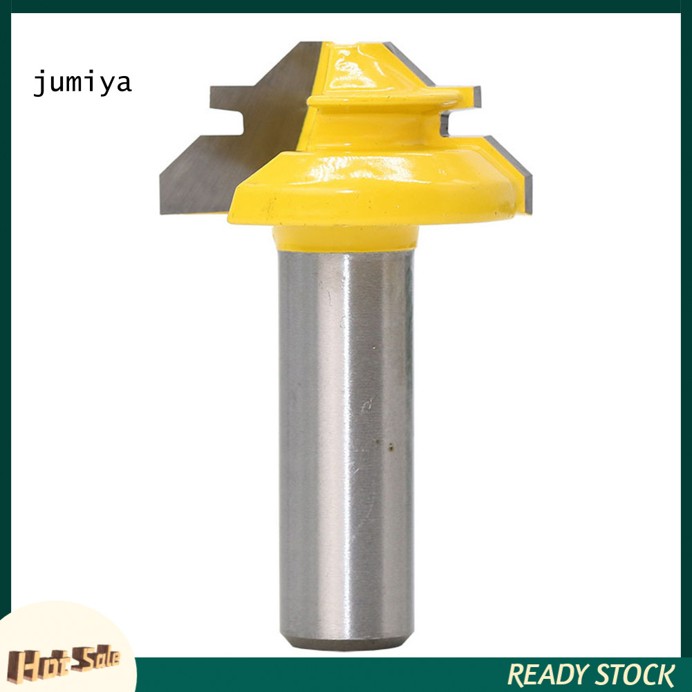 45 องศาล็อค Miter Router Bit งานไม้ Tenon Milling Cutter อุปกรณ์เสริม ...