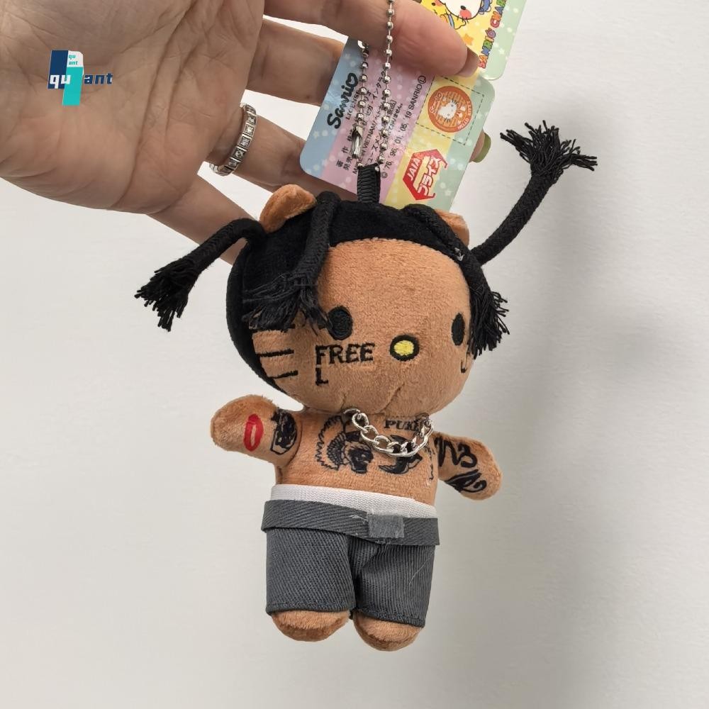 Quantumsky Kitty จี้, การ์ตูนอะนิเมะ PP Cotton Kitty พวงกุญแจแมว, Kawaii ตุ๊กตาปุยเครื่องประดับ ...