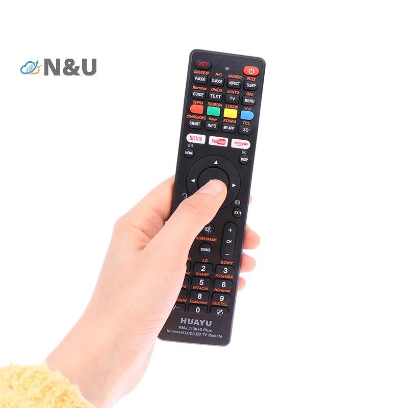 N&u Universal เปลี่ยนรีโมทคอนโทรล RM-L1130+X PLUS ทีวีสมาร์ททีวีควบคุมกล่องทีวี LCD TV รีโมท ...