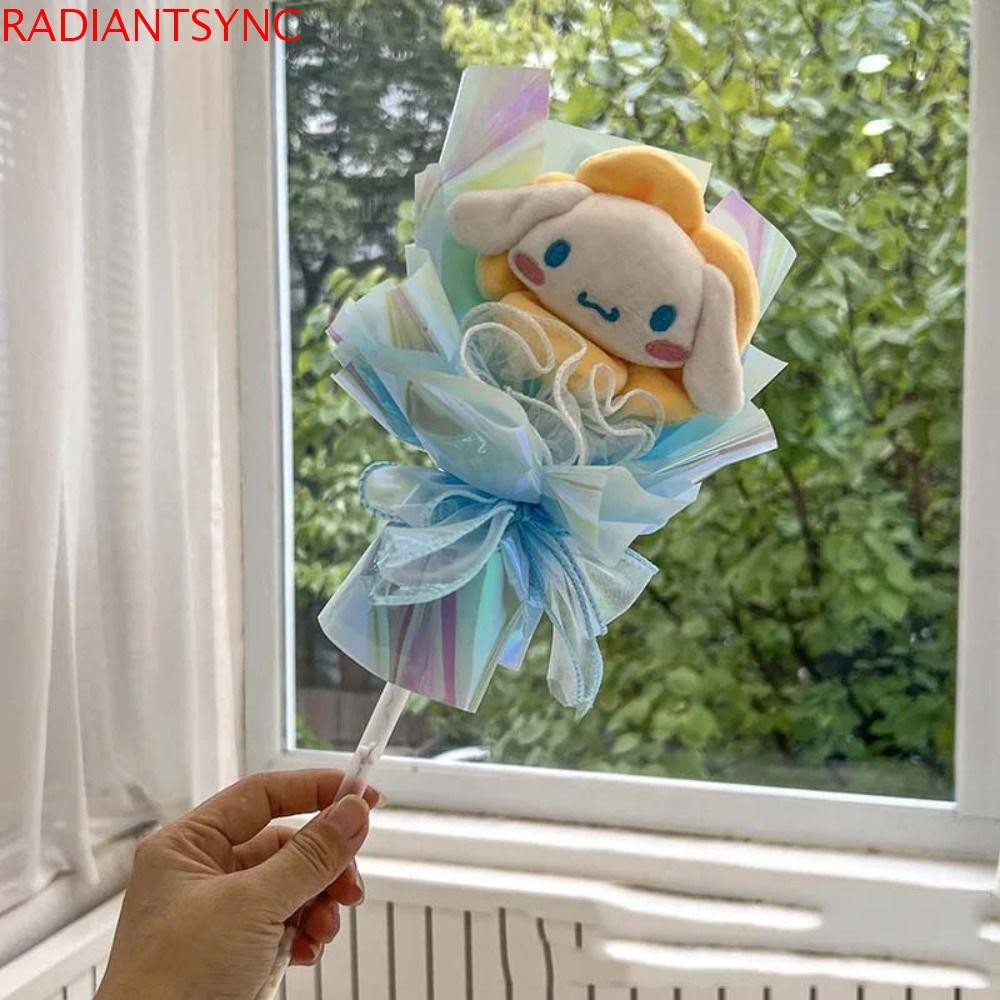Radiantsync ช่อดอกไม้ตุ๊กตามายเมโลดี้, ของเล่นตุ๊กตาช่อดอกไม้ Cinnamoroll Kuromi น่ารัก Pochacco ...