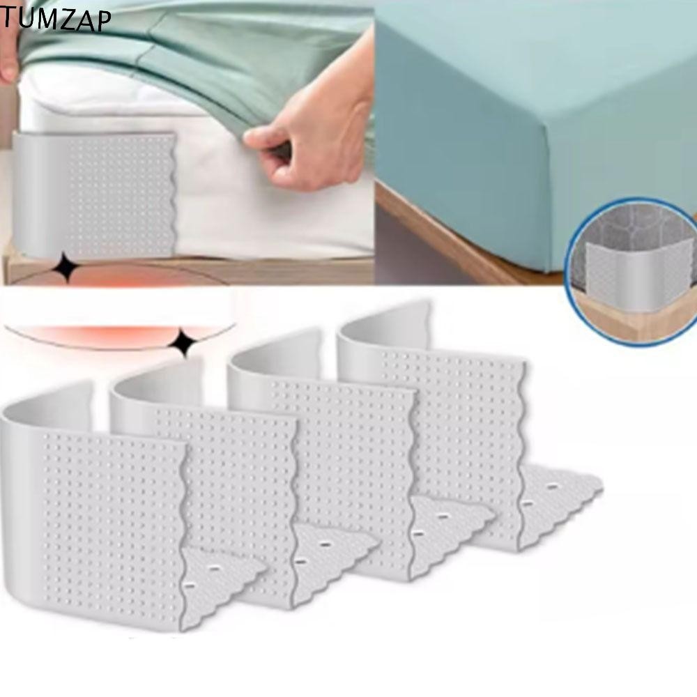 Tumzap 4 ชิ้นที่มองไม่เห็นแผ่นผู้ถือ,ปรับ Clamp Heavy Duty แผ่นยึด,ผ้านวมเครื่องมือ Anti-run ...