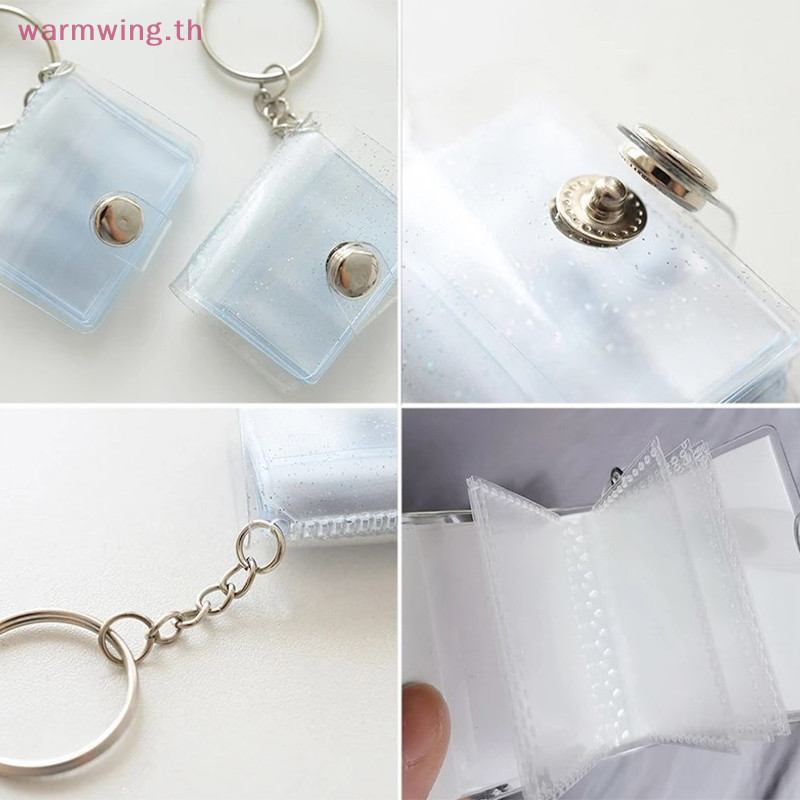 Warmwing Mini อัลบั ้ มภาพ PVC โปร ่ งใสสติกเกอร ์ ชื ่ อผู ้ ถือบัตรกระเป ๋ าเหรียญอัลบั ้ ม ...