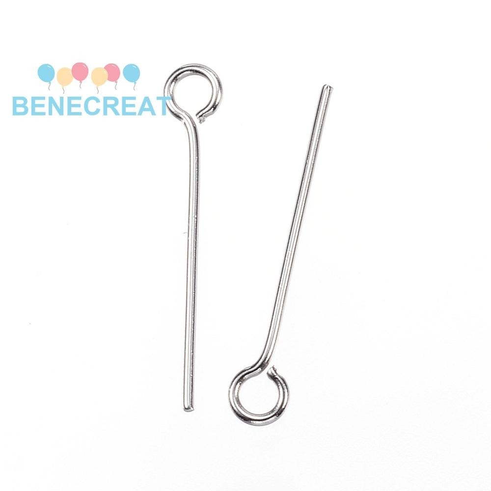 1000 ชิ ้ น 304 สแตนเลส Eye Pin สแตนเลสสี 20 มม.Hole 2 มม.Pin สแตนเลส ...